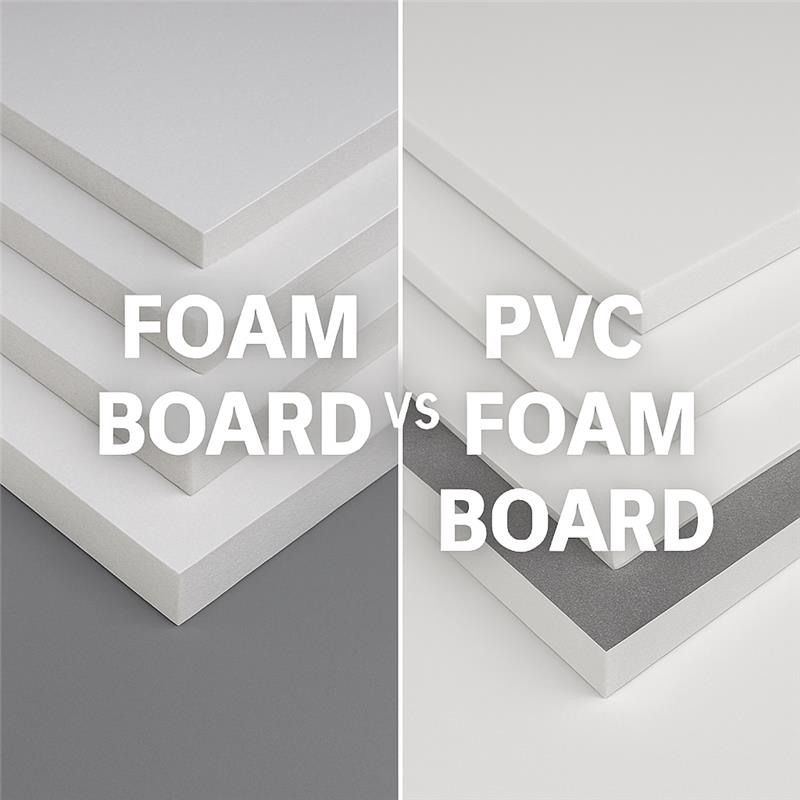 Foam Board vs PVC Foam Board: Which One Should You Actually Use? - PrintYo